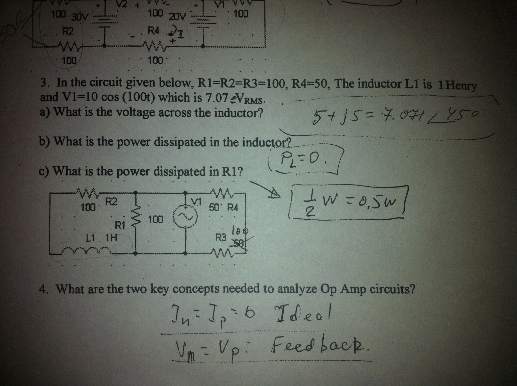 Solved In the circuit given below, R1=R2=R3=100, R4=50, The | Chegg.com