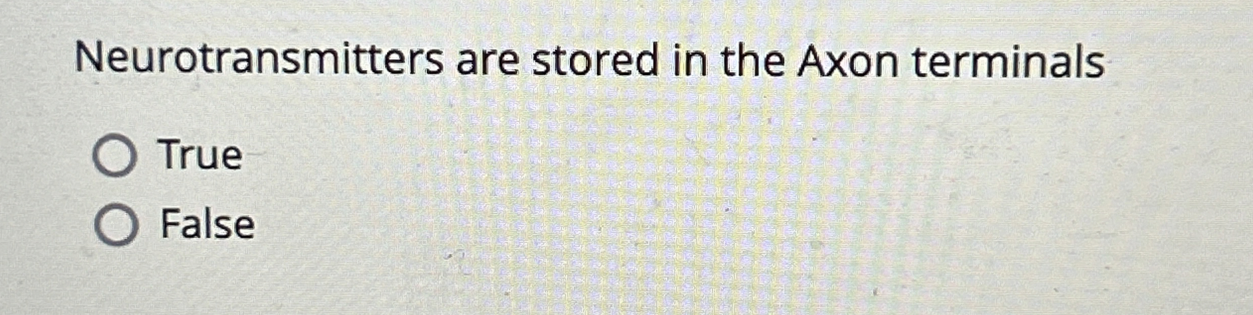 Solved Neurotransmitters are stored in the Axon | Chegg.com