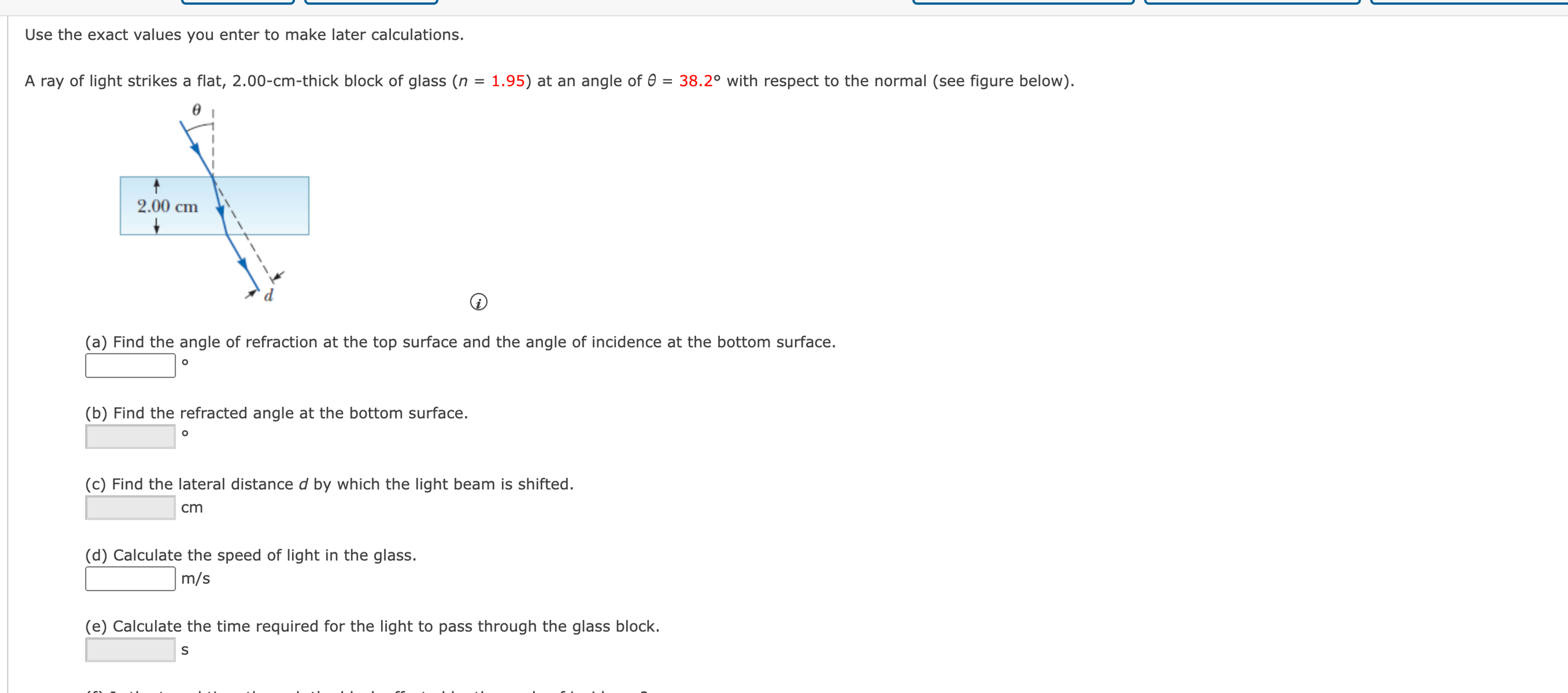 Solved Use the exact values you enter to make later | Chegg.com
