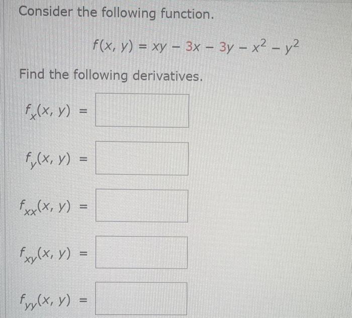 Solved Consider the following function. | Chegg.com