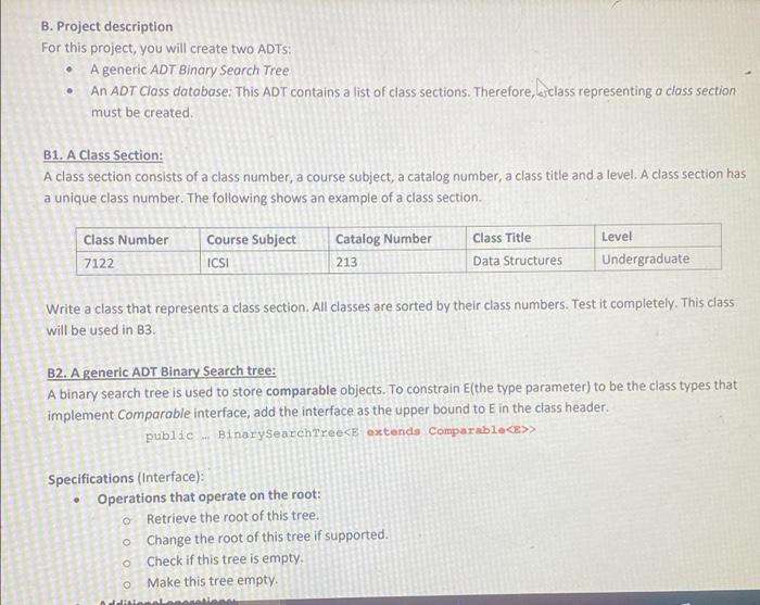 Solved help me on this project using java... create two | Chegg.com
