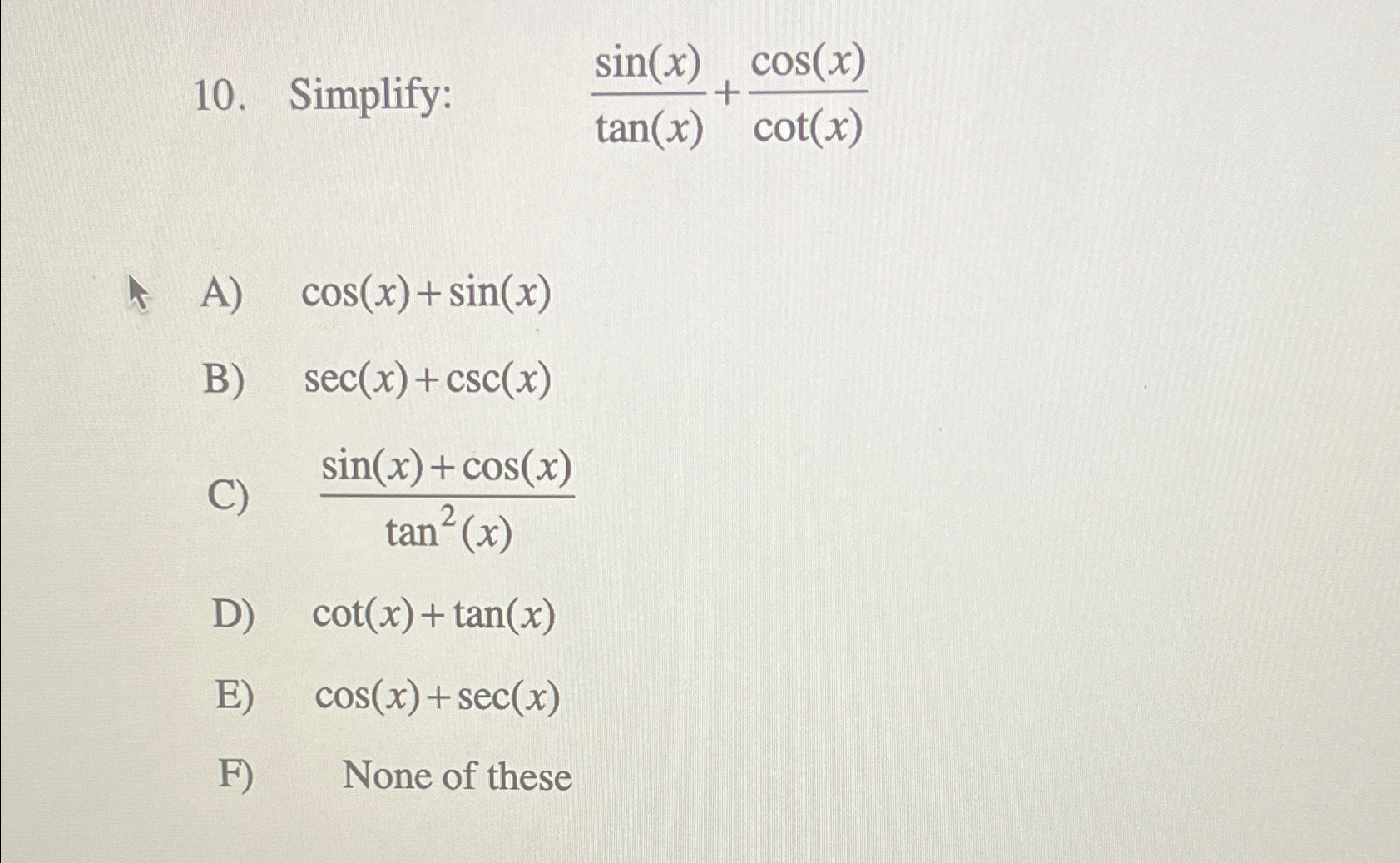 Solved Simplify: | Chegg.com