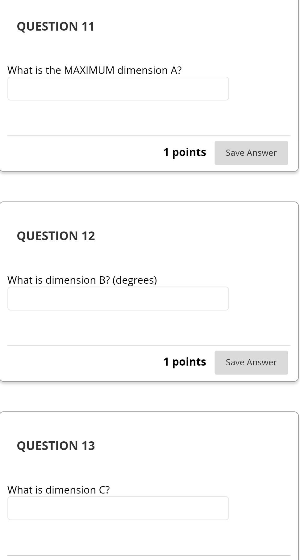 Solved What is dimension G ? QUESTION 18 What is dimension H | Chegg.com