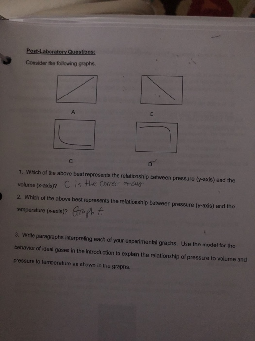 Solved Post Laboratory Questions: Consider the following | Chegg.com
