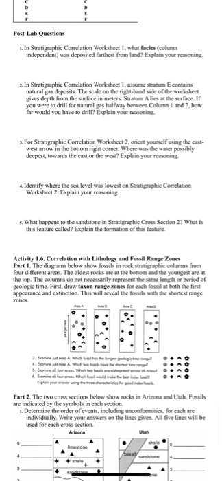 and (3) an interval biozone. Draw the boundaries of | Chegg.com