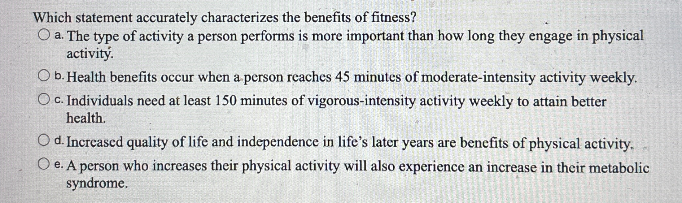 Solved Which statement accurately characterizes the benefits | Chegg.com