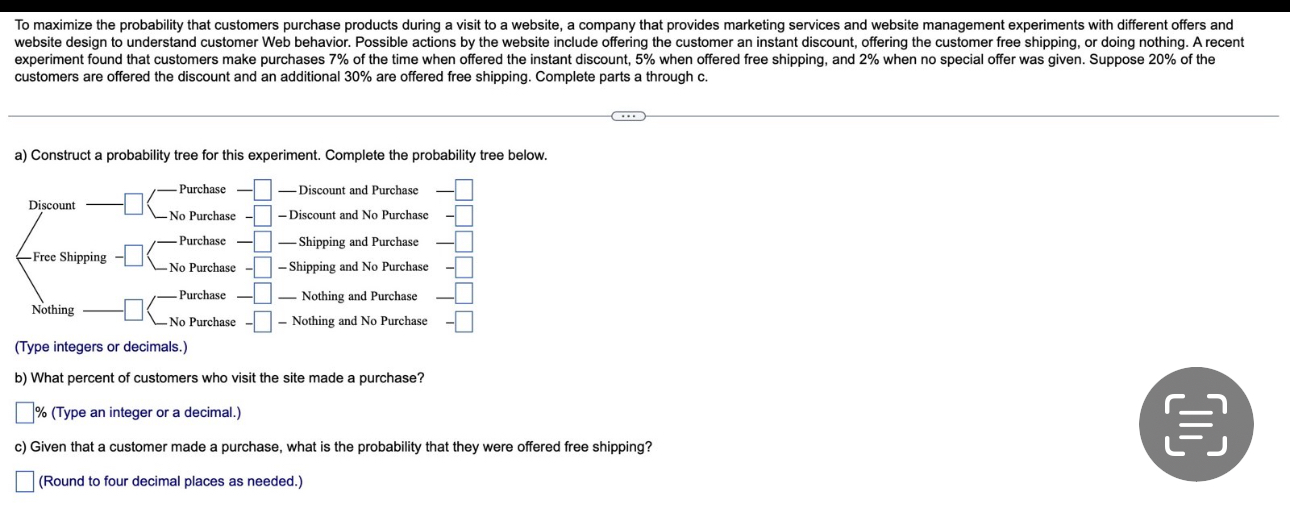 Solved To maximize the probability that customers purchase | Chegg.com