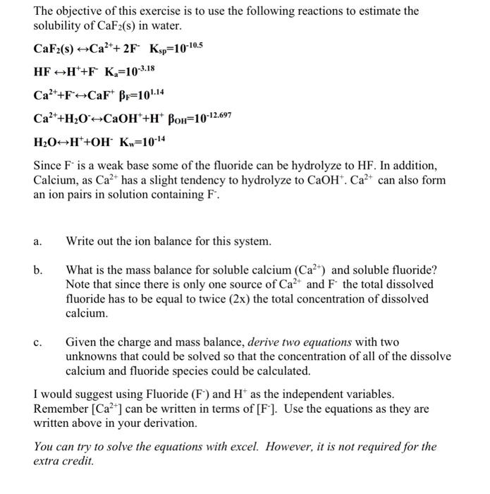 Solved The objective of this exercise is to use the | Chegg.com