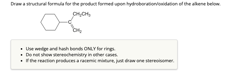 Solved Draw a structural formula for the product formed upon | Chegg.com