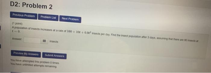 Solved D2: Problem 2 Previous Problem Probler List Next | Chegg.com