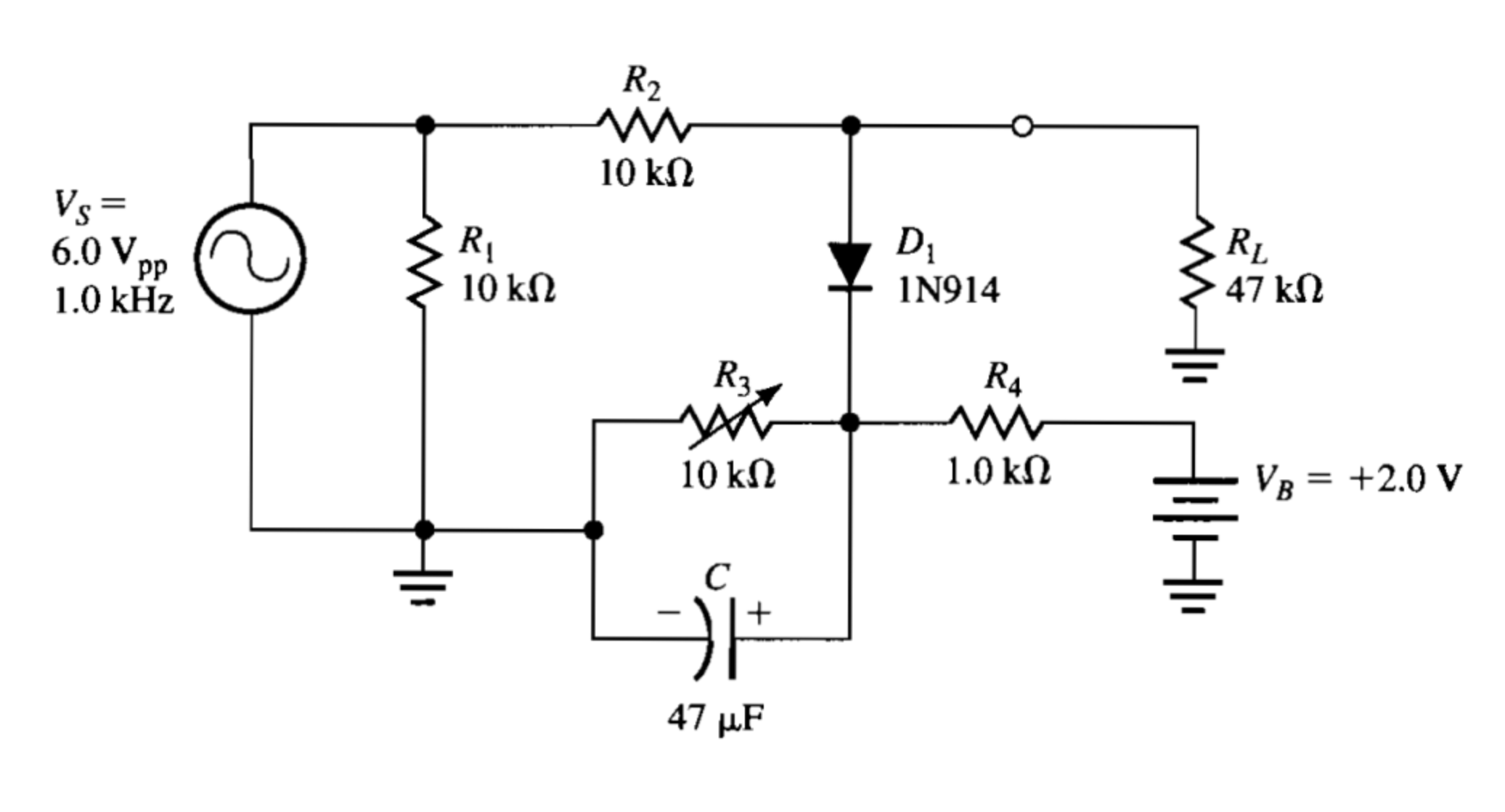 Solved Predict the maximum and minimum output voltage for | Chegg.com