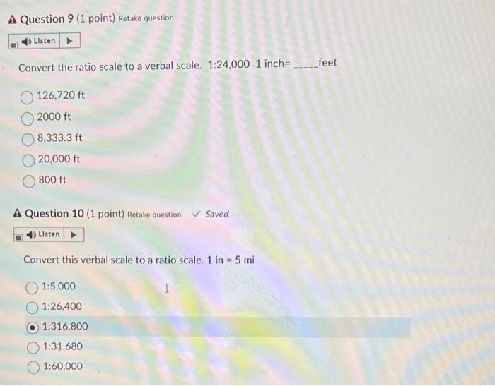 Solved You measure 5.3 cm on a map with a fractional scale | Chegg.com