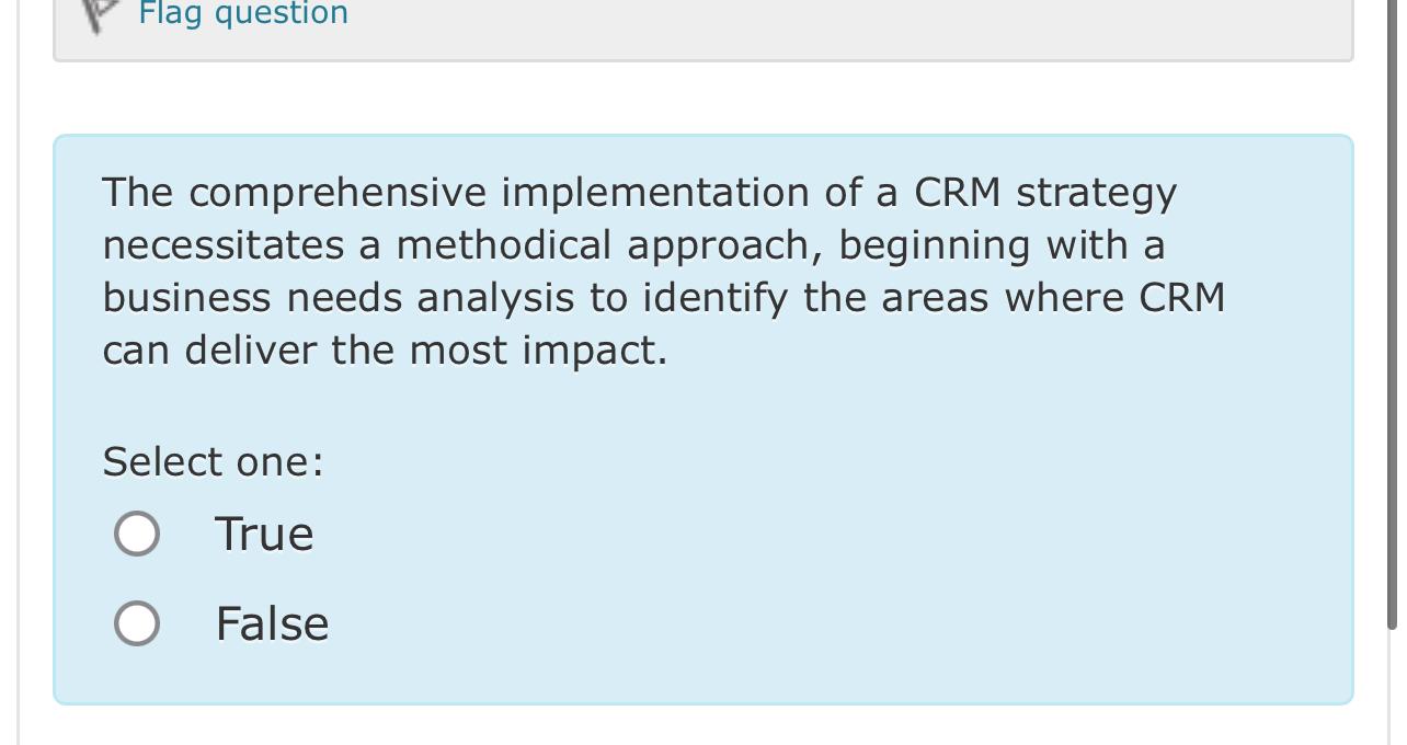Solved Flag questionThe comprehensive implementation of a | Chegg.com
