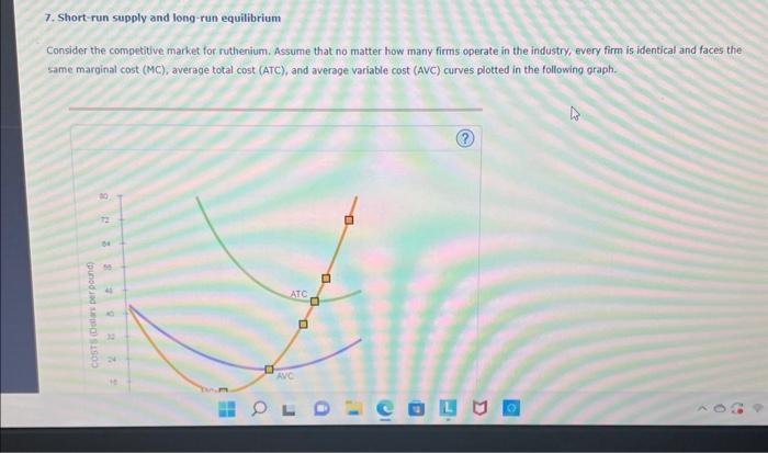 7. Short-run supply and long-run equilibrium Consider | Chegg.com