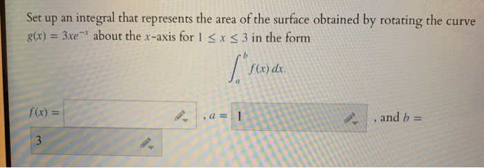 Solved Set up an integral that represents the area of the | Chegg.com
