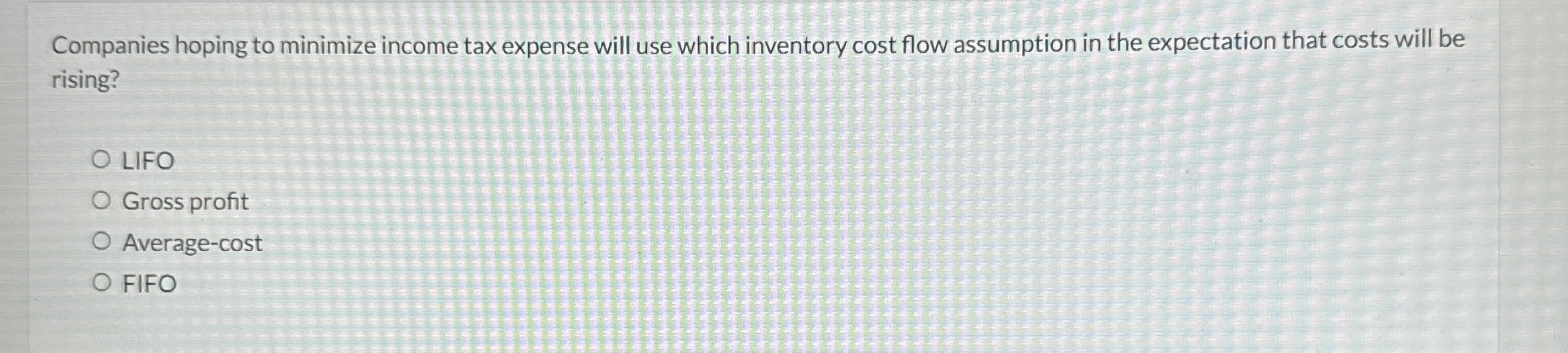 Solved Companies hoping to minimize income tax expense will | Chegg.com