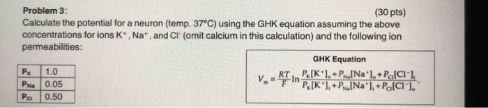 Solved Problem 3: (30 pts) Calculate the potential for a | Chegg.com