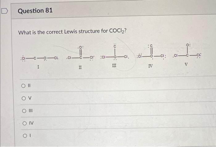 [solved] Help What Is The Correct Lewis Structure For M