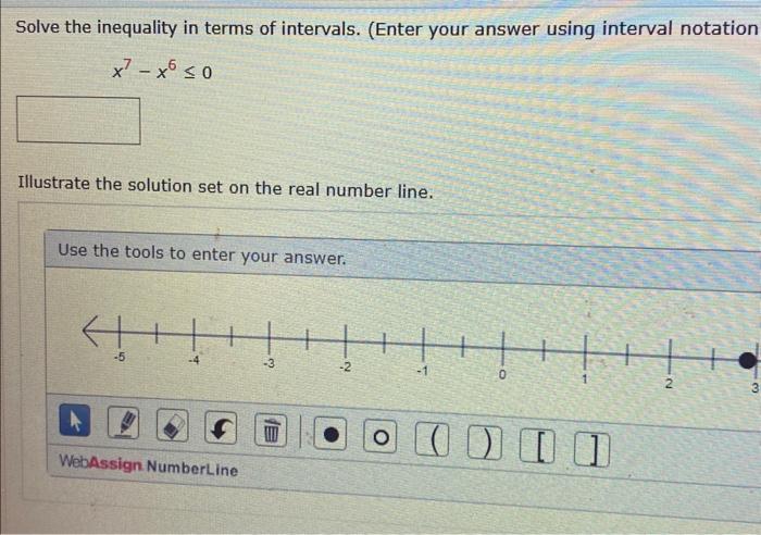 Solved Solve the inequality in terms of intervals. (Enter | Chegg.com