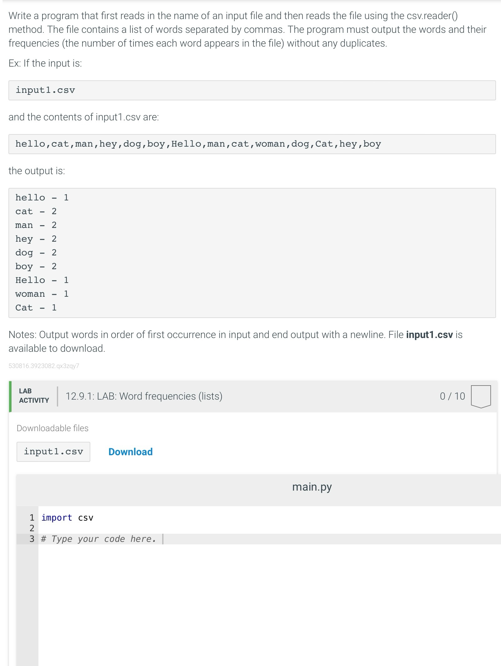 Solved Write a program that first reads in the name of an | Chegg.com