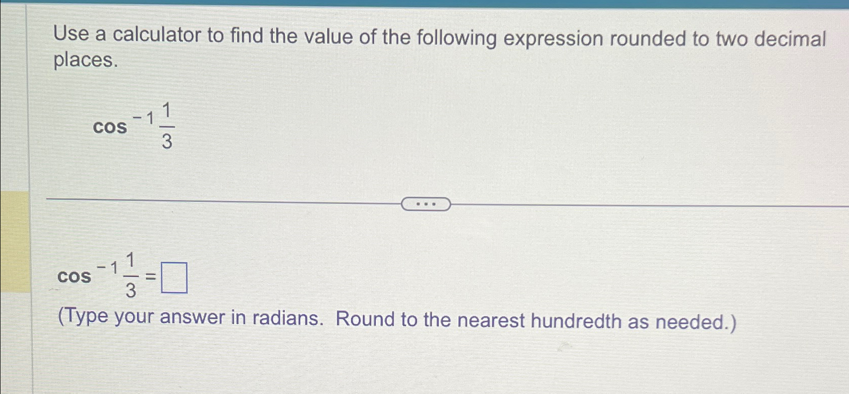 Solved Use a calculator to find the value of the following | Chegg.com