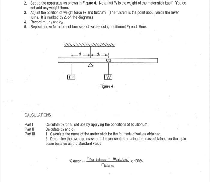 Solved CALCULATIONS Part 22. Set up the apparatus as shown | Chegg.com