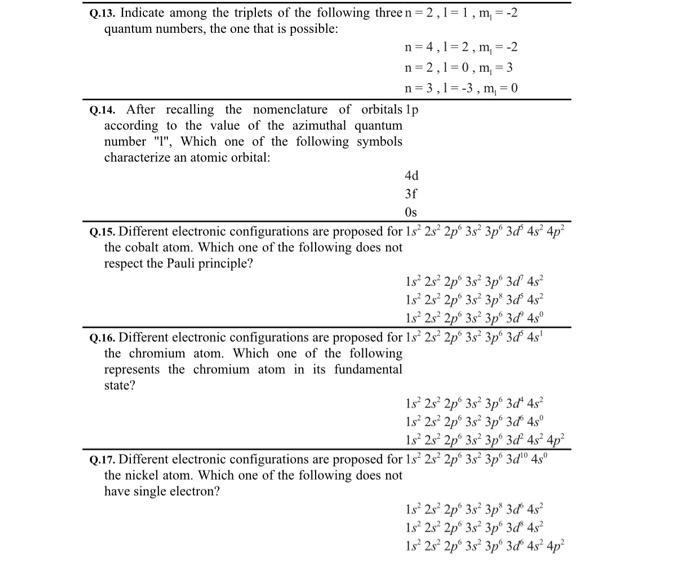 Solved 1. Part 1(a) : Choose the right answer by ticking (ü) | Chegg.com