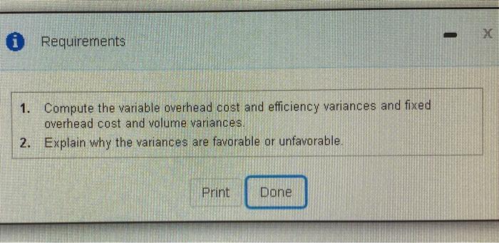 Solved X © Data Table t + $2,300 $3,450 Static budget | Chegg.com