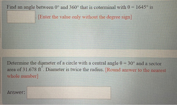 Solved Given the diagram below G 8 60° J Alm Sector What is | Chegg.com