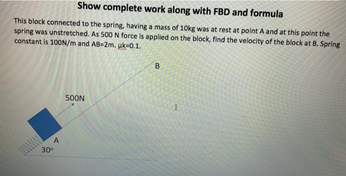 Solved Show complete work along with FBD and formula This | Chegg.com