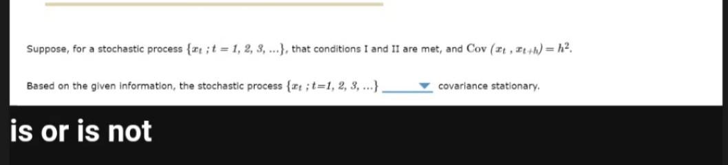 Solved 1 Stationary And Nonstationary Time Series The