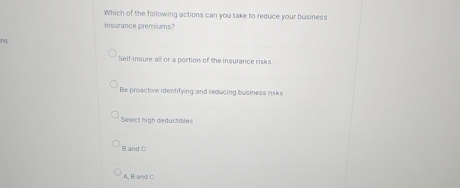 Solved Which of the following actions can you take to reduce | Chegg.com