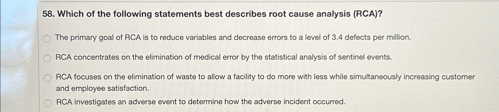 Solved Which of the following statements best describes root | Chegg.com
