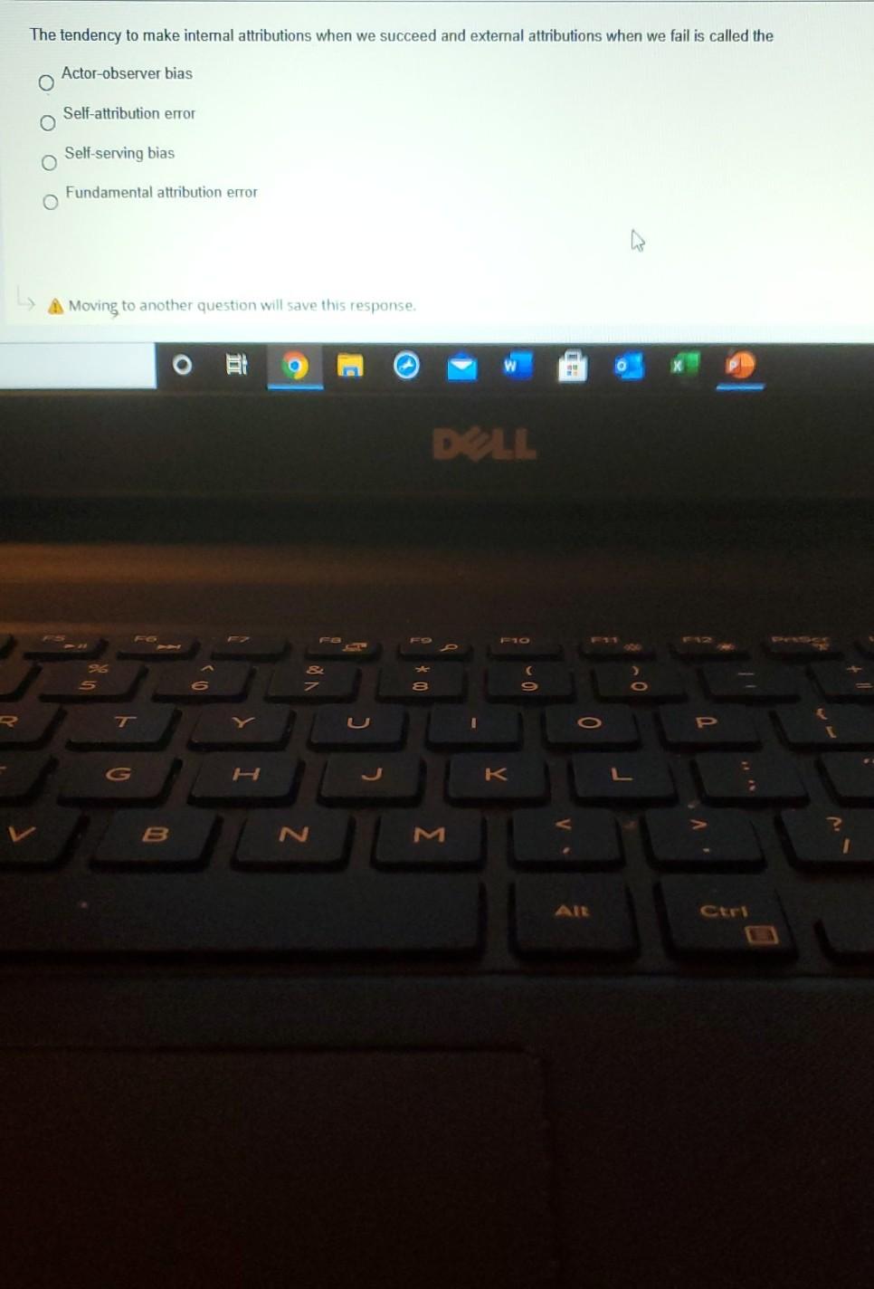 Solved The tendency to make internal attributions when we | Chegg.com