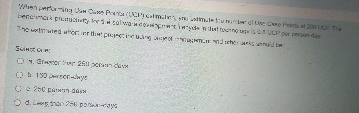 Solved When Performing Use Case Points Ucp estimation