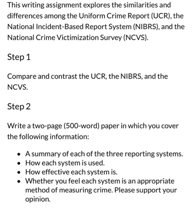 Solved This writing assignment explores the similarities and | Chegg.com