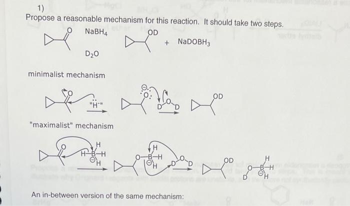 Solved 1) Propose a reasonable mechanism for this reaction. | Chegg.com Solved 1) Propose a reasonable mechanism for this reaction. | Chegg.com
