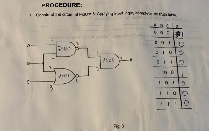 Solved 2 Write a Boolean expression for the circuit in Step | Chegg.com