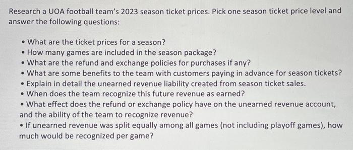 Solved Research the UofA's football team's 2023 season | Chegg.com