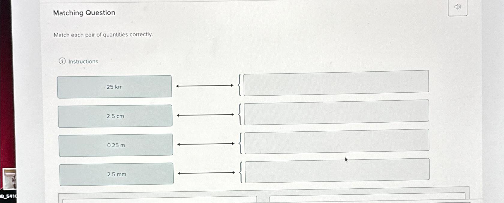 Solved Matching QuestionMatch each pair of quantities | Chegg.com