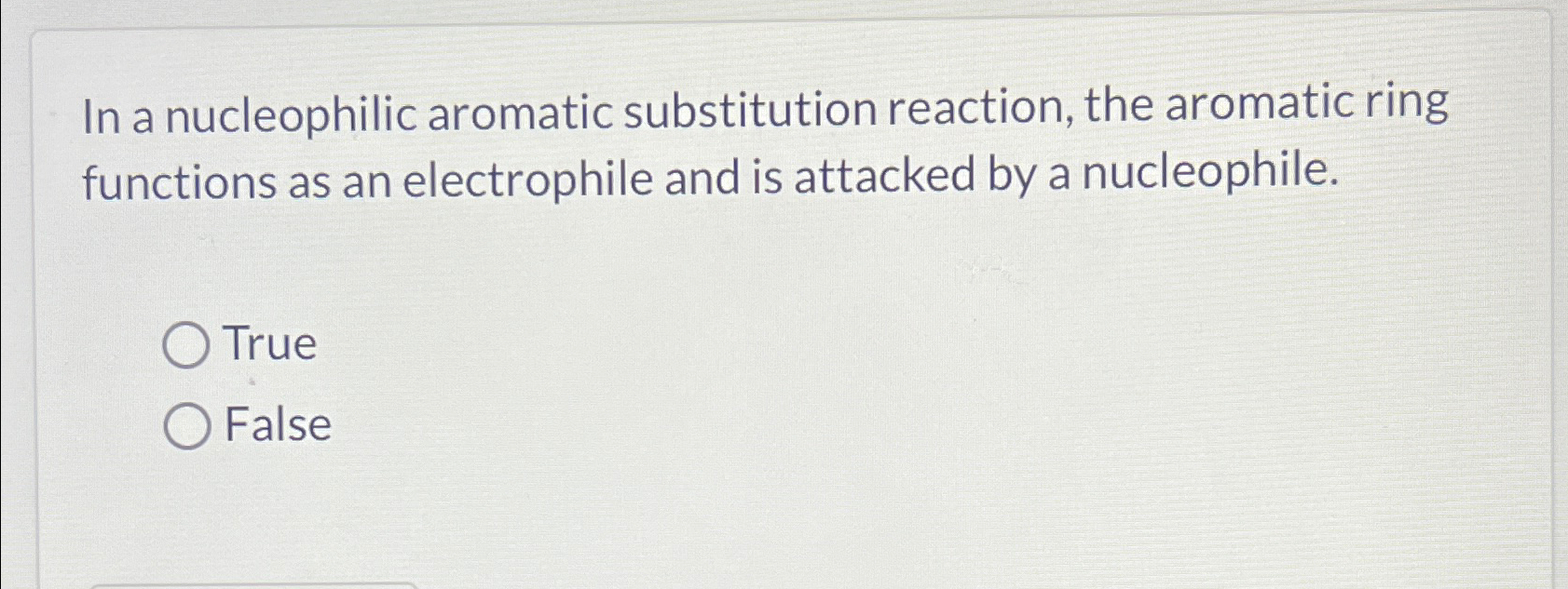 Solved In a nucleophilic aromatic substitution reaction, the | Chegg.com