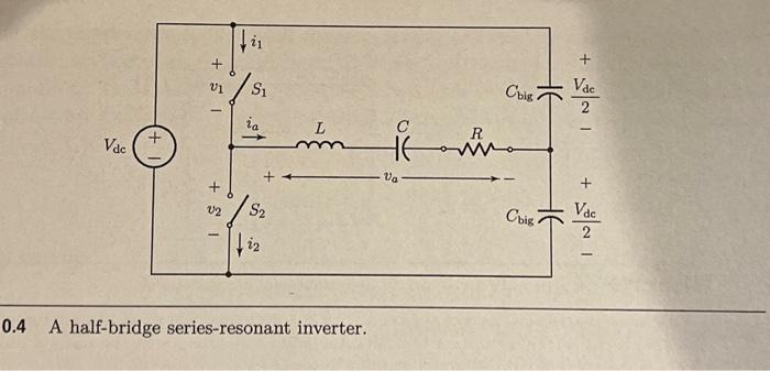 Solved 0.7 Consider the design of a series-resonant | Chegg.com