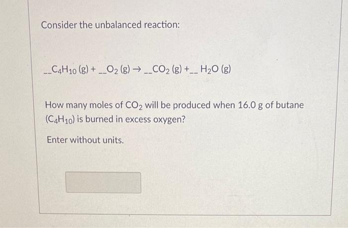 Solved Consider the following balanced reaction: MM of | Chegg.com