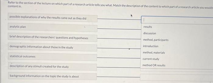 Solved Refer to the section of the lecture on which part of | Chegg.com
