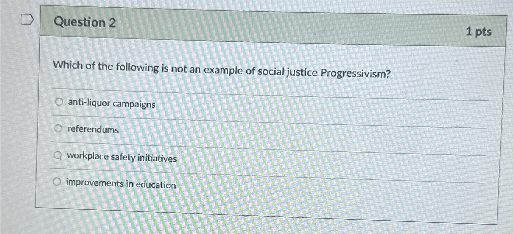 Solved Question 21 ﻿ptsWhich of the following is not an | Chegg.com