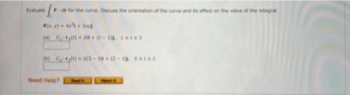 Solved ∫CF⋅dr F(x,y,z)=x2i+y2j+z2k | Chegg.com