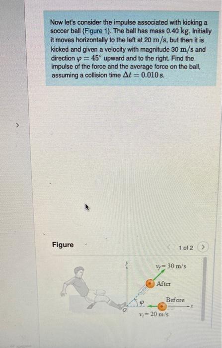 Solved Now let's consider the impulse associated with | Chegg.com