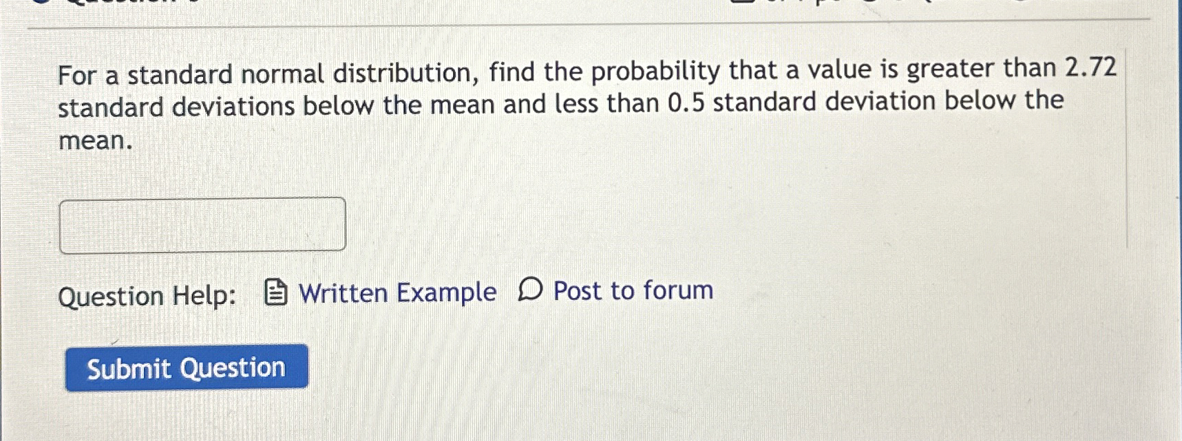 For a standard normal distribution, find the | Chegg.com