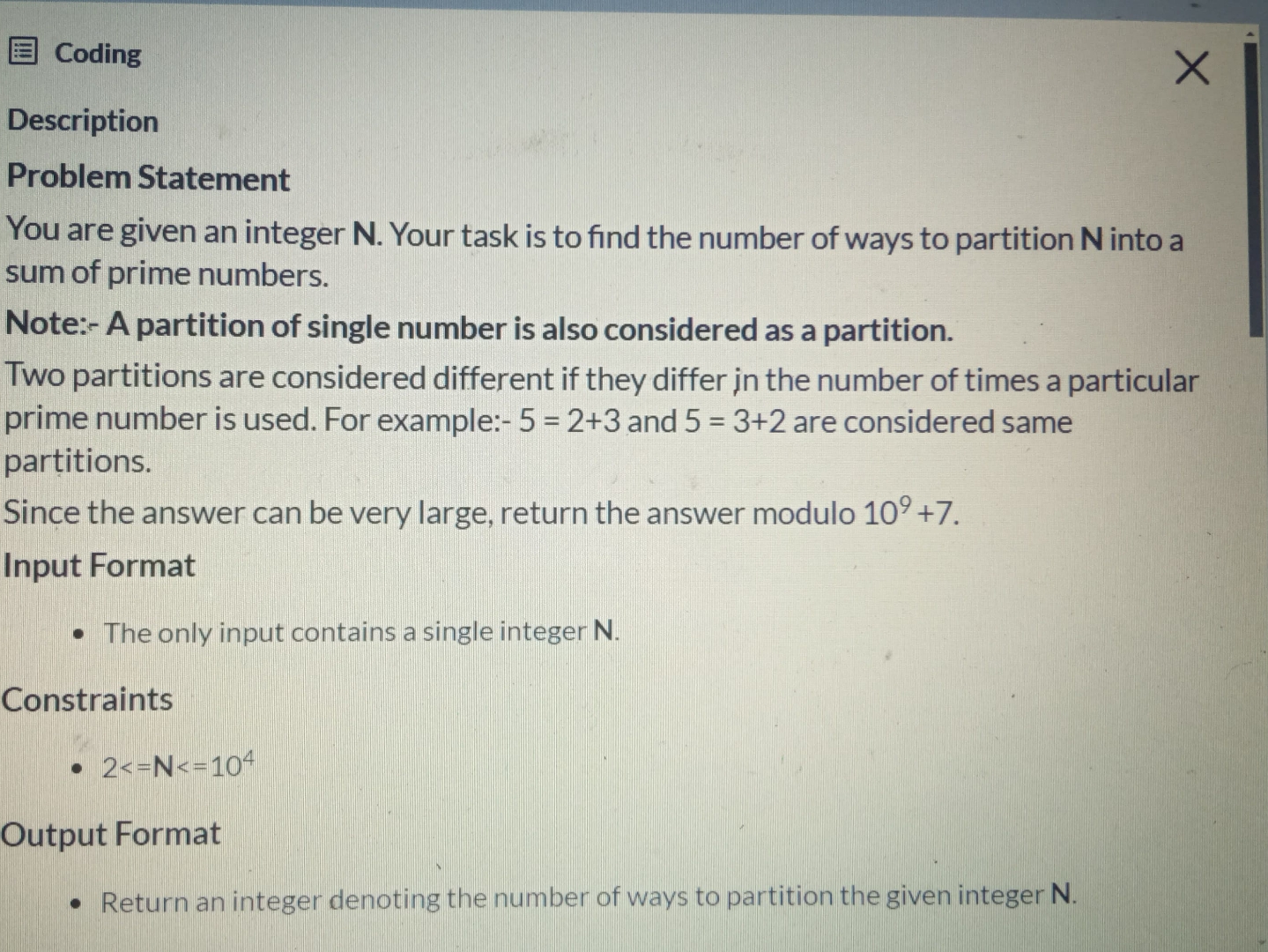 Solved CodingDescriptionProblem StatementYou are given an | Chegg.com Solved CodingDescriptionProblem StatementYou are given an | Chegg.com