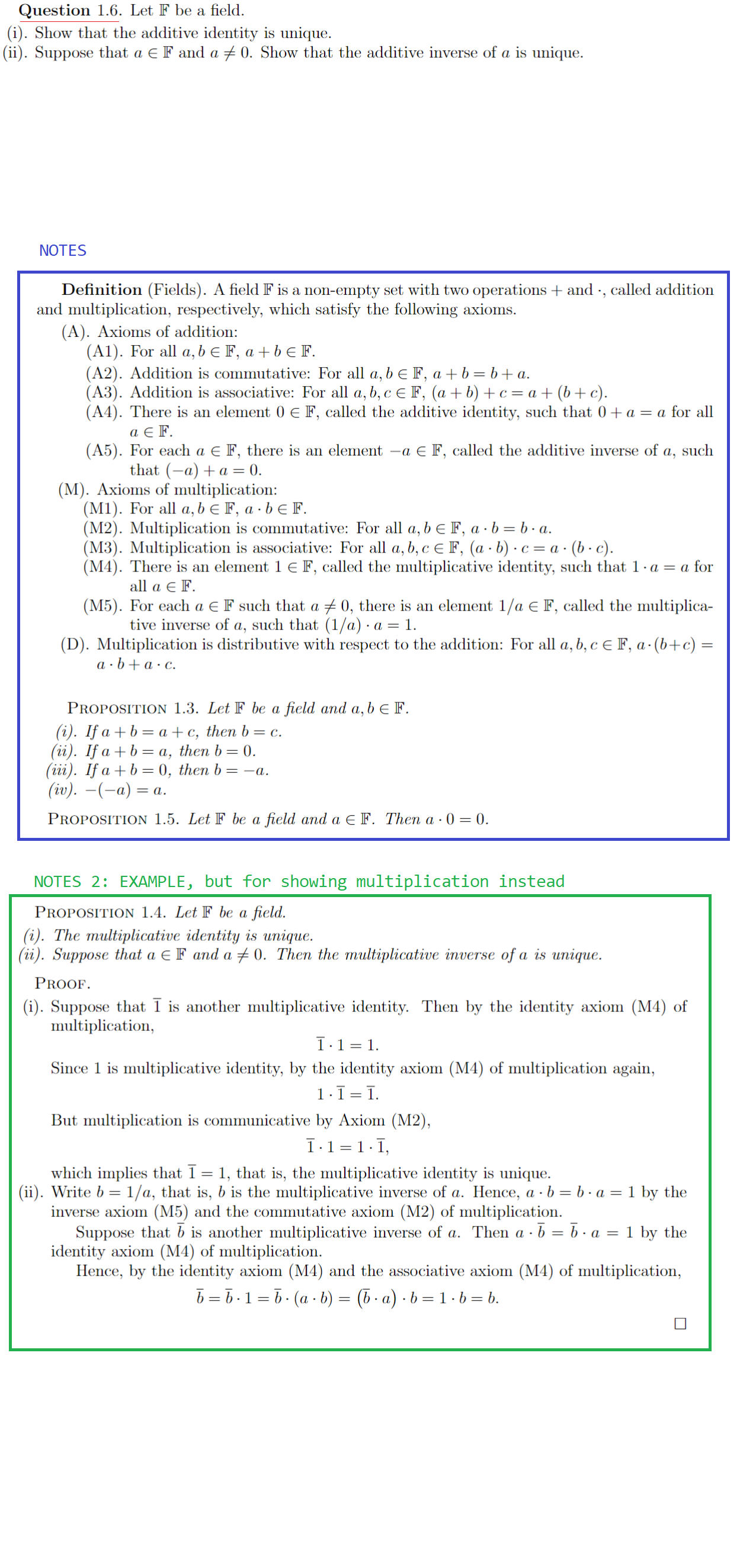Intro Analysis q1.6 ﻿more | Chegg.com